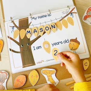 Set of 4 Toddler Busy Books Printable Toddler Activities Winter Spring ...