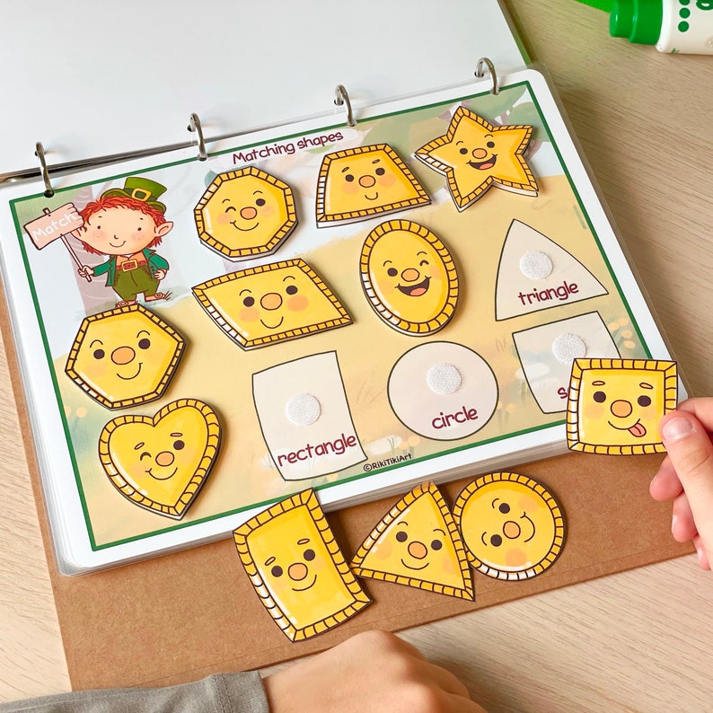 St Patricks Day Busy Book Printable Toddler Learning Binder - Etsy