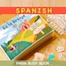 Spanish Farm Busy Book Montessori Toddler Busy Book Printable Preschool ...