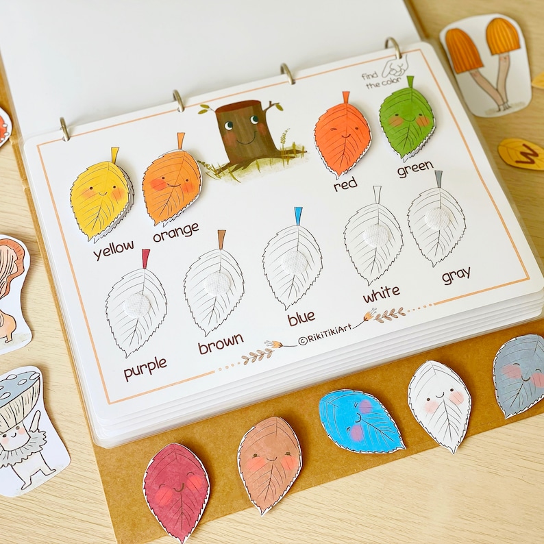 Set of 4 Toddler Busy Books Printable Toddler Activities - Etsy