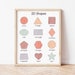 2D & 3D Shapes Posters Printable Educational Posters Downloadable ...