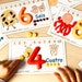 Spanish Numbers Play Dough Mats Fine Motor Skills Counting Preschool ...