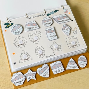 Halloween Busy Book Printable Toddler Learning Book Halloween ...