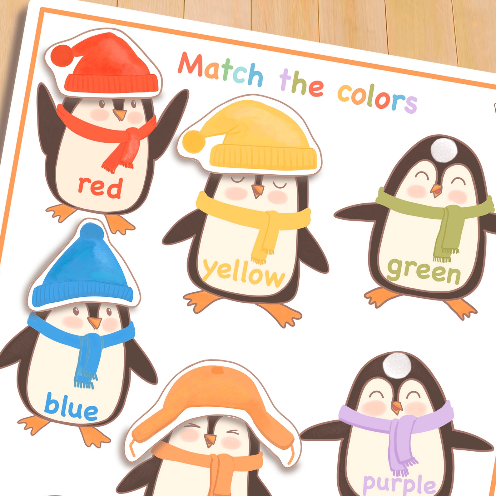 Preschool Worksheets Color Sorting Montessori Printable Toddler ...