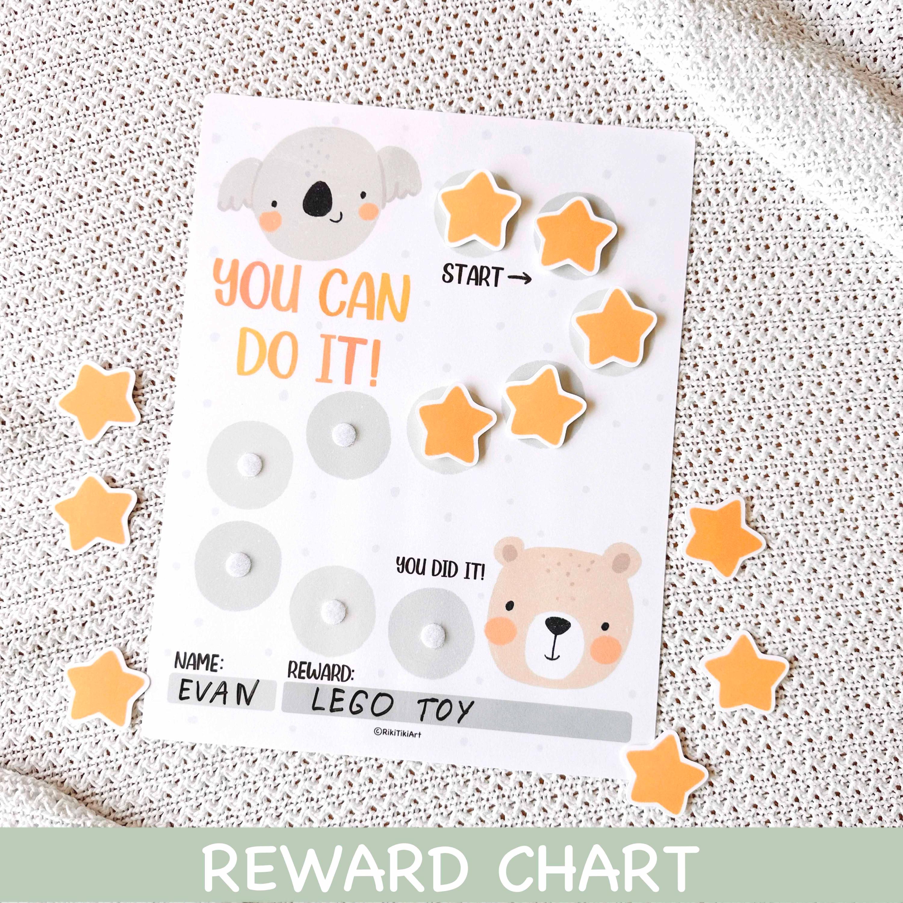 Toddler Reward Chart Printable Behavior Chart Daily Chore Chart for ...