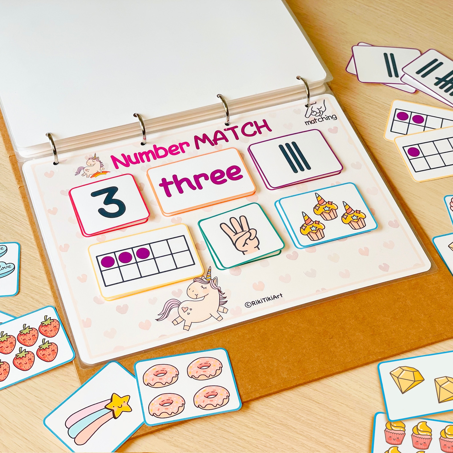 Toddler Learning Binder Printable Toddler Busy Book Girl Version ...