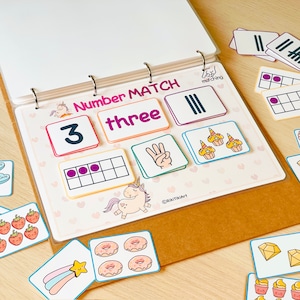 Toddler Learning Binder Printable Toddler Busy Book Girl Version ...