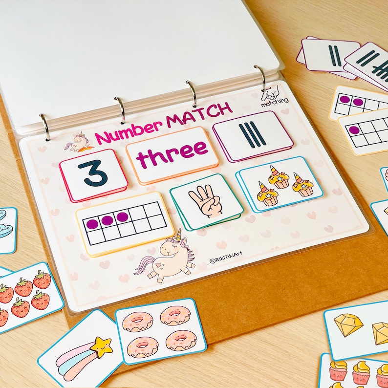 Toddler Learning Binder Printable Toddler Busy Book Girl Version ...