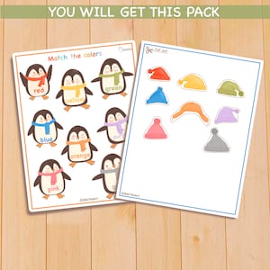 Preschool Worksheets Color Sorting Montessori Printable Toddler ...