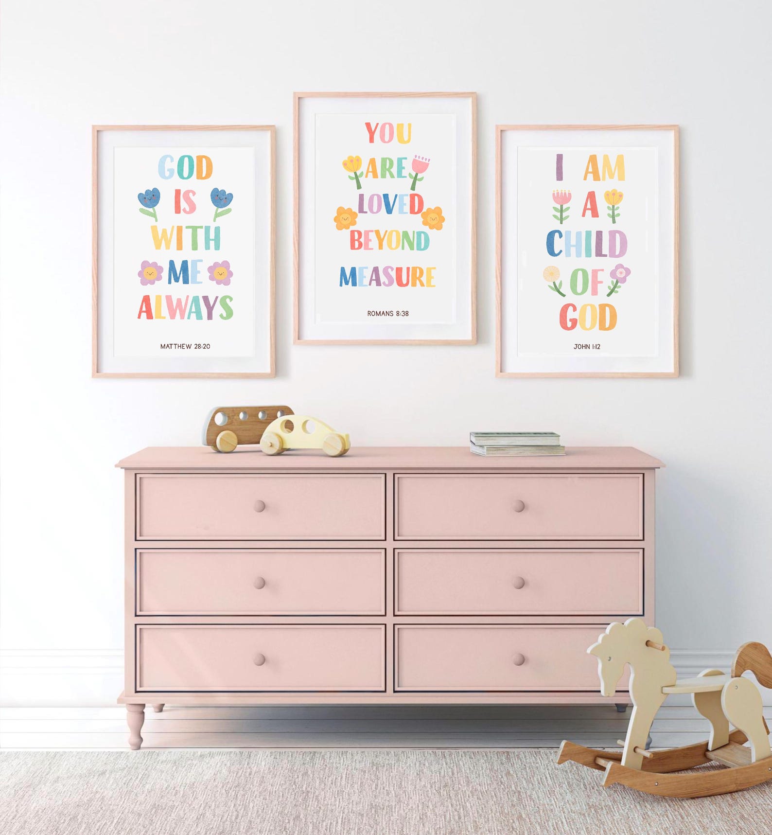 You Are Loved Beyond Measure Poster: Christian Nursery Decor (digital ...