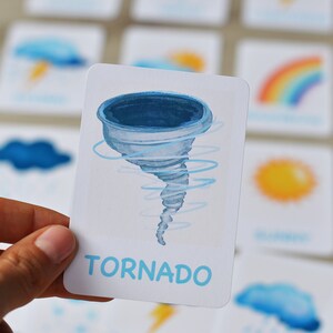 Weather Flashcards, Homeschool Montessori Materials, Toddler Flash ...