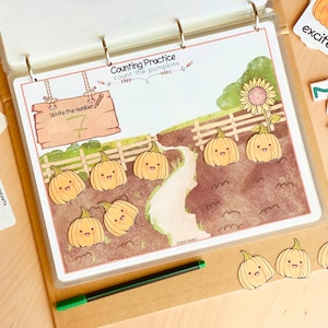 Thanksgiving Busy Book Printable Kids Activity Book Toddler Learning ...