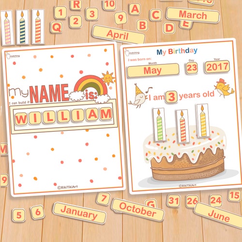 Printable Name Activity for Kids About Me Kindergarten Pre-k - Etsy