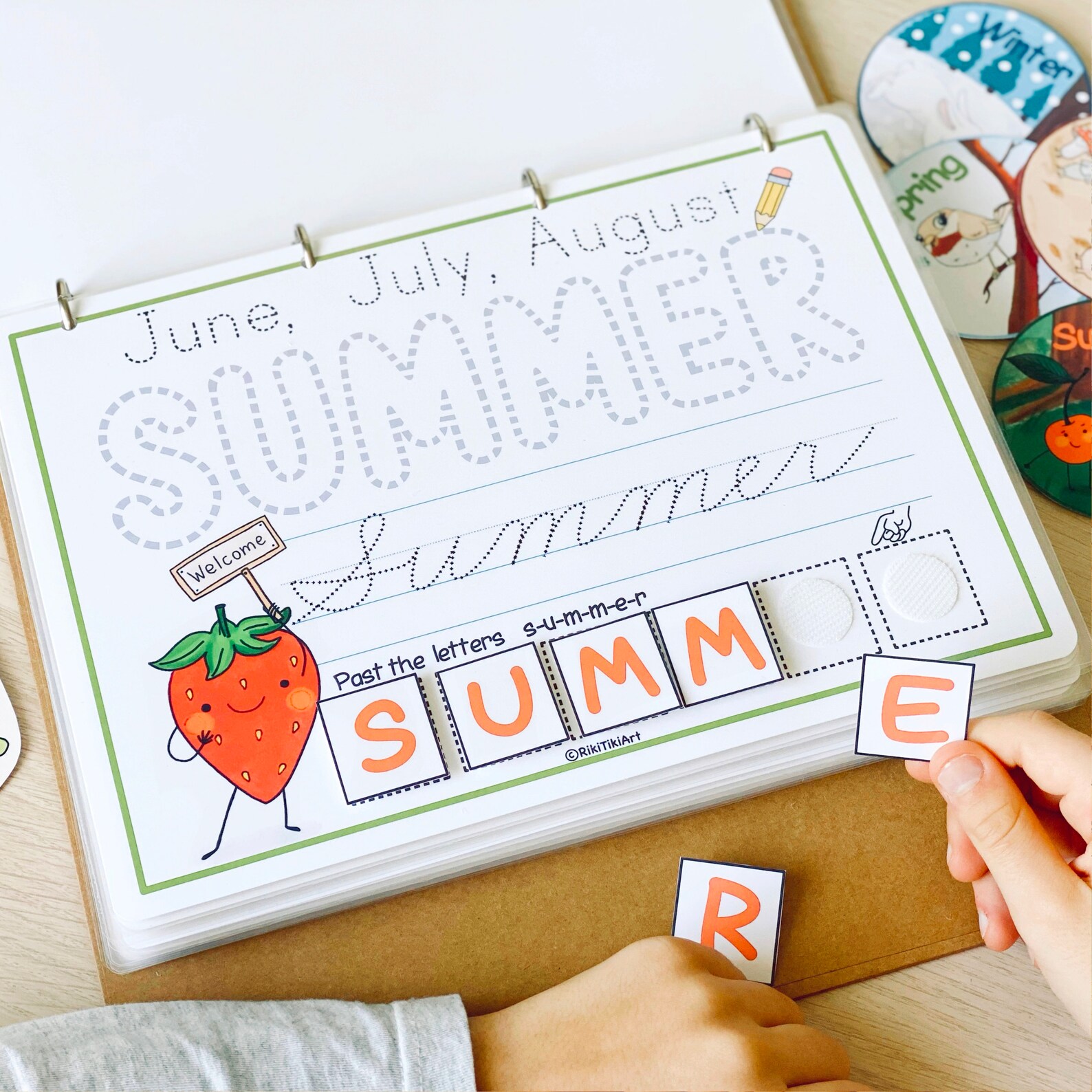 Summer Busy Book Printable Toddler Activities Preschool - Etsy