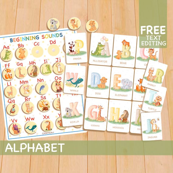 Alphabet Activity Preschool Curriculum Printable Alphabet | Etsy