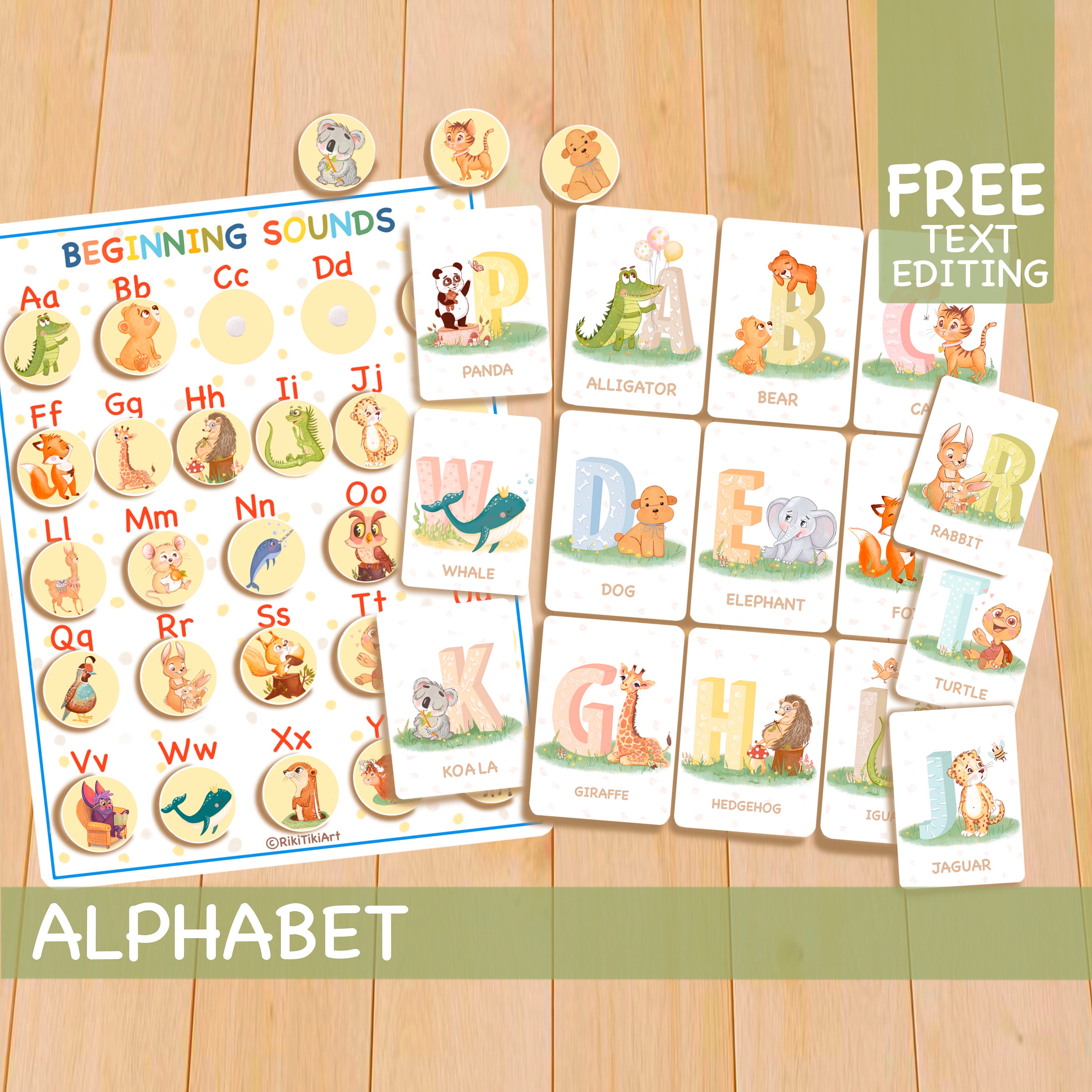 Alphabet Activity Preschool Curriculum, Printable Alphabet Cards ...