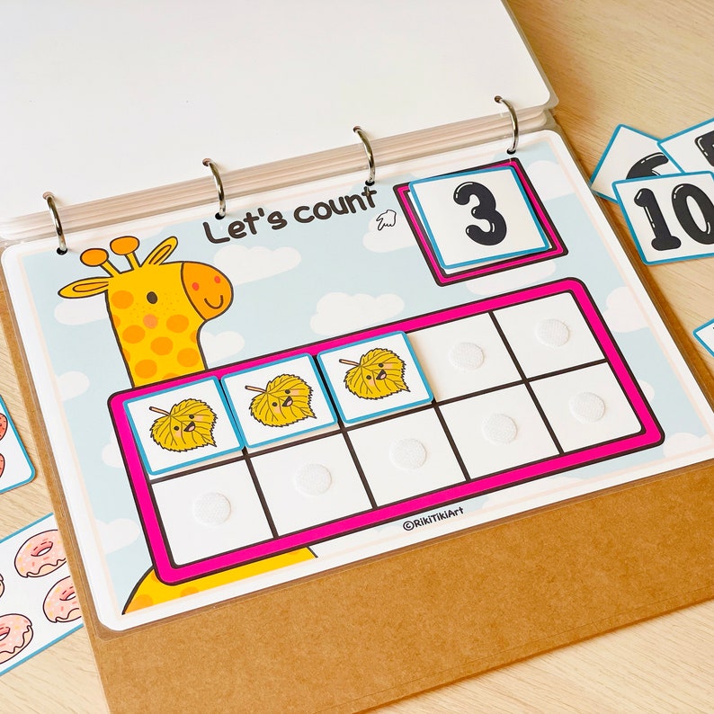 Toddler Learning Binder Printable Toddler Busy Book Girl - Etsy