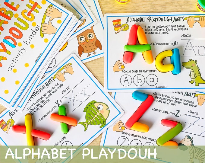 Summer Play Dough Mats Fine Motor Skills Visual Cards Play Doh Mats ...