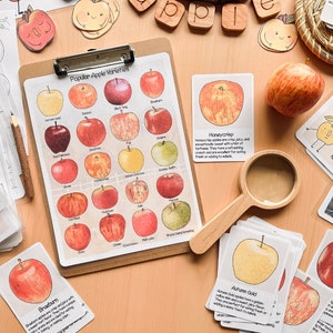 Apple Unit Study Homeschool Fall Printables Charlotte Mason Preschool ...