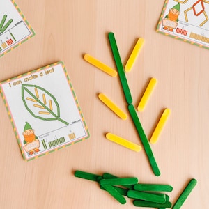 Spring Popsicle Sticks Activity Montessori Printable Activities for ...