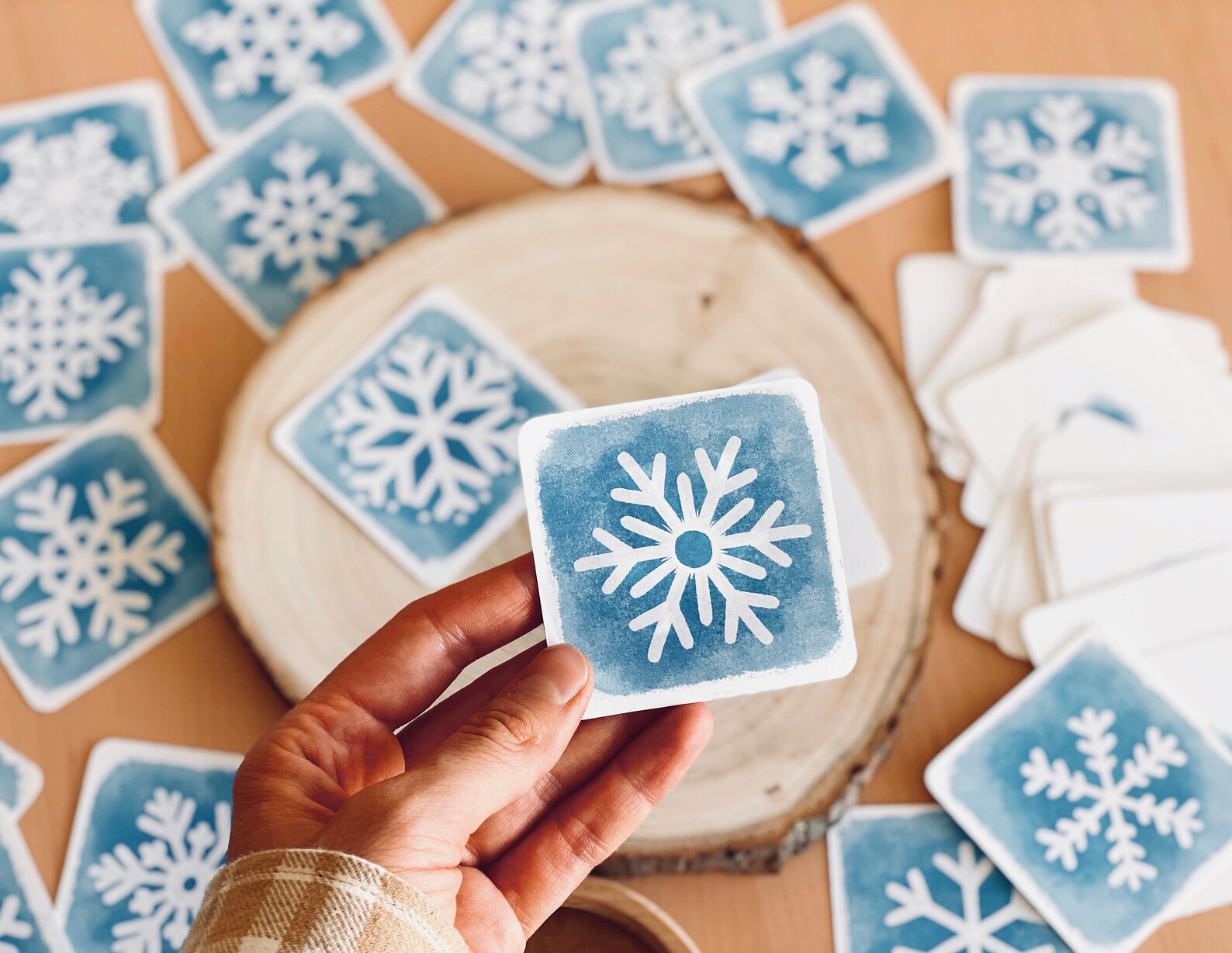 Snowflakes Study Activity Christmas Activities for Kids Montessori ...