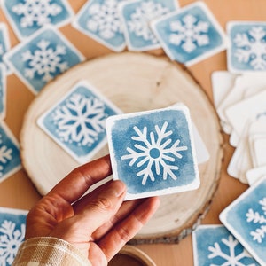Snowflakes Study Activity Christmas Activities for Kids Montessori ...