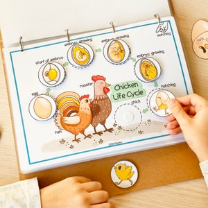 Spring Busy Book Preschool Learning Binder Personalized Toddler Busy ...