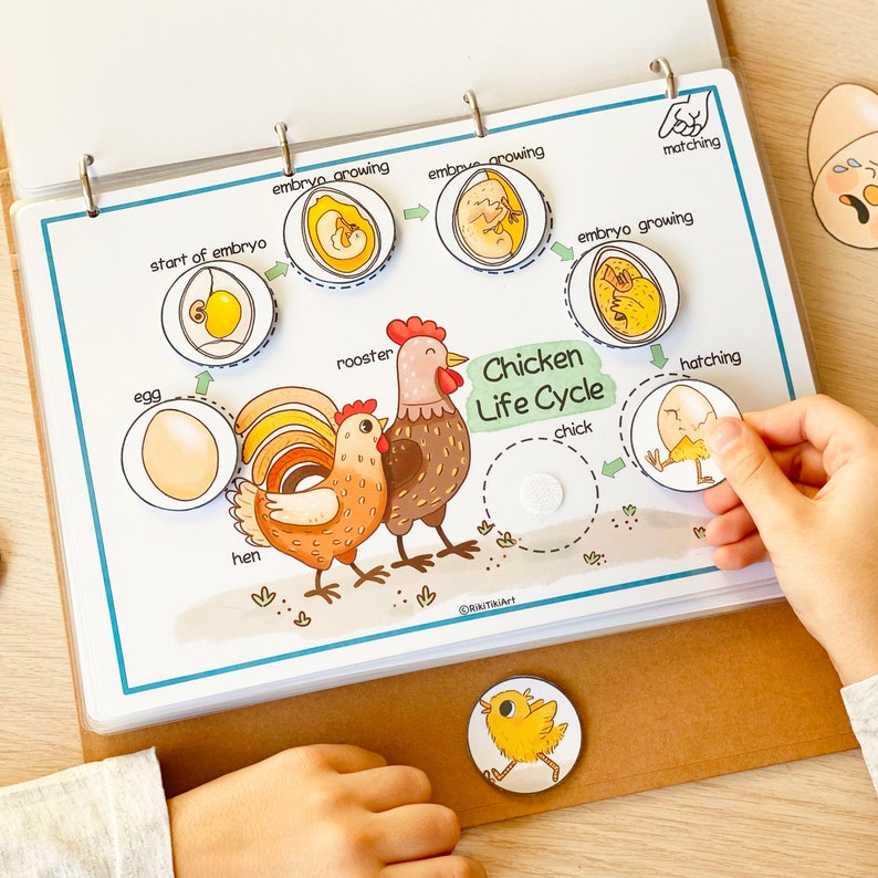 Spring Busy Book Preschool Learning Binder Personalized - Etsy