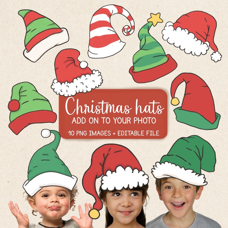 Christmas Hats - Etsy