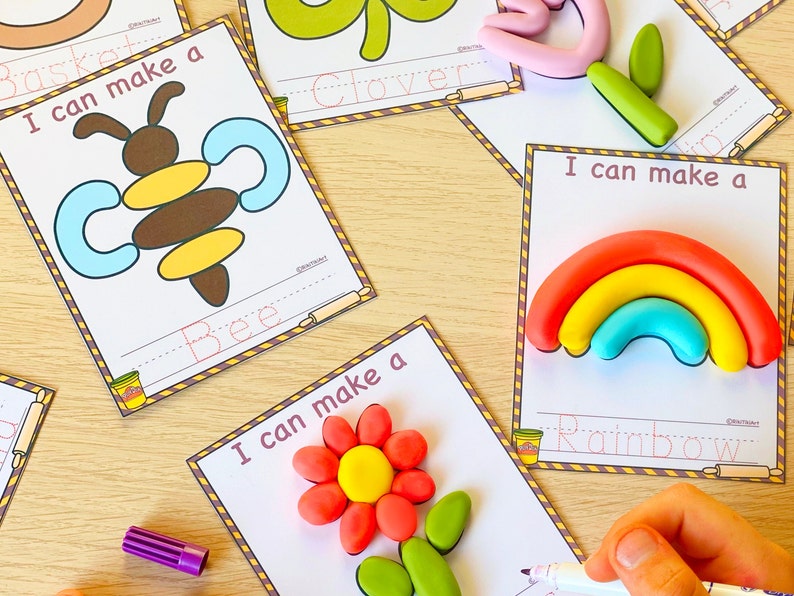 360+ Play Dough Mats Toddler Printable Activities Playdough Mats ...