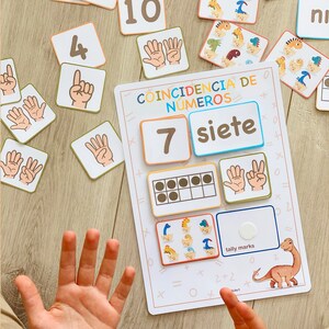 Spanish Preschool Worksheets Counting Activity for Toddlers Number ...