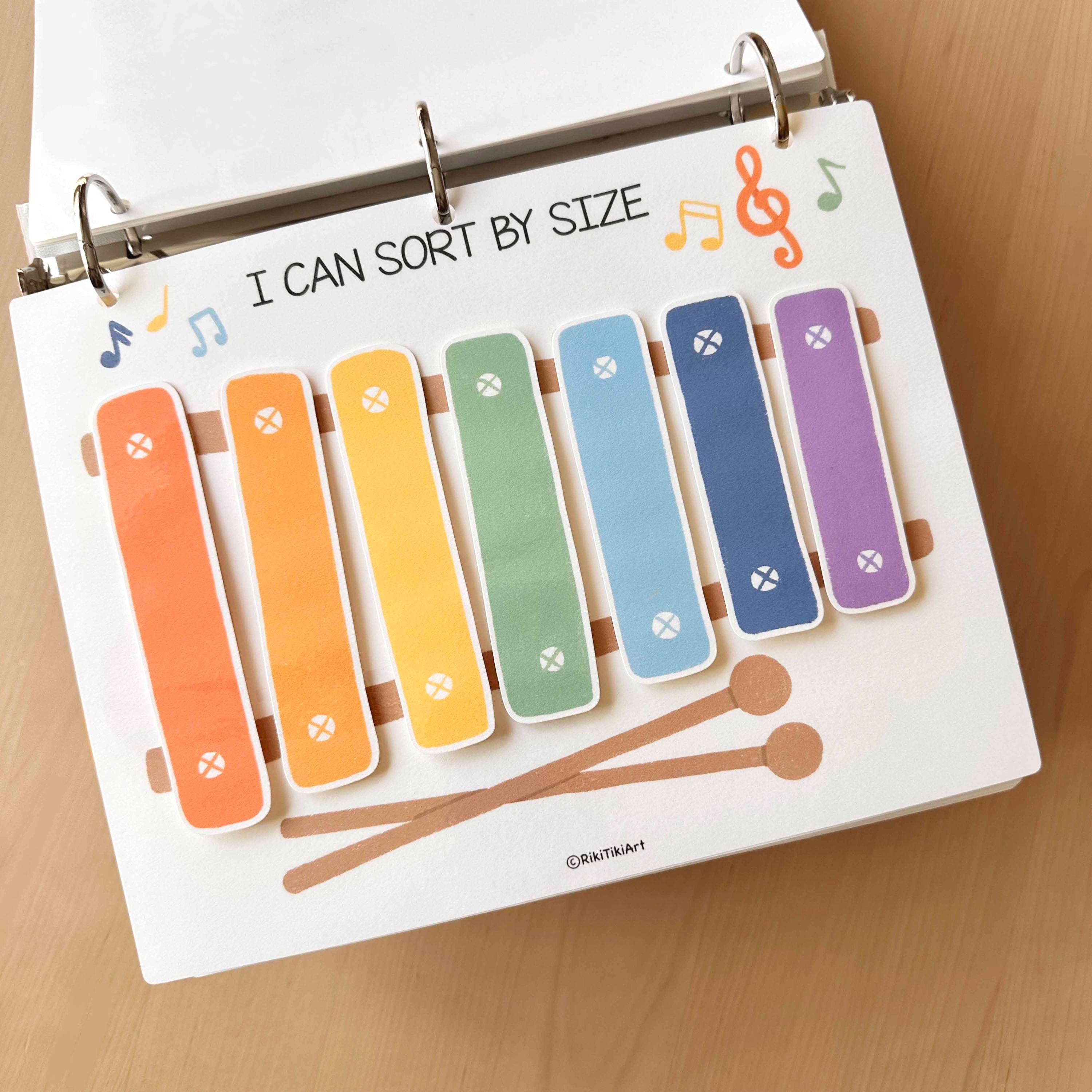 Preschool Learning Binder - Toddler Busy Book, Personalized Montessori ...