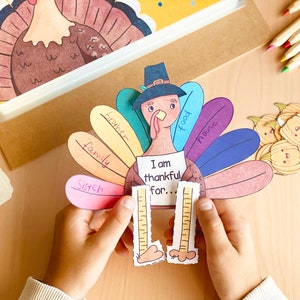 Thanksgiving Busy Book Printable Kids Activity Book Toddler Learning ...