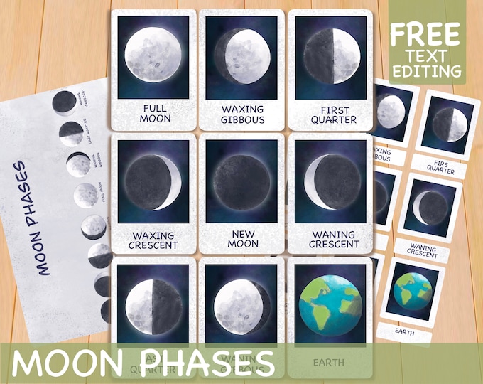 Phases of the Moon - Etsy