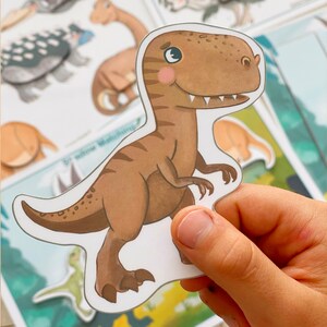 Spanish Dinosaur Busy Book Preschool Toddler Learning Binder Montessori ...