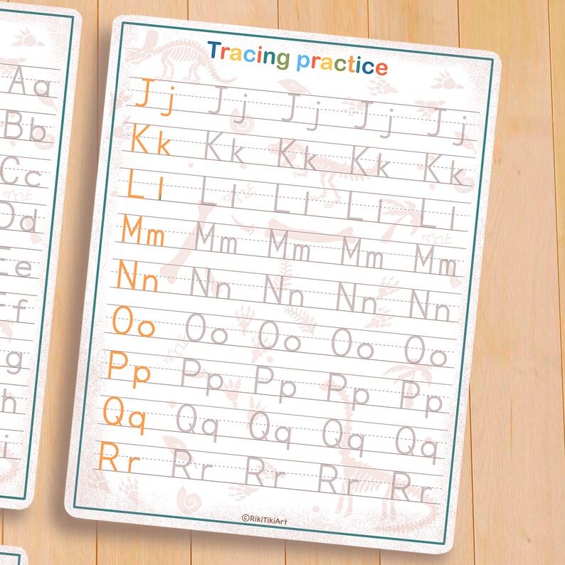Tracing Alphabet Preschool Learning Folder Busy Book - Etsy