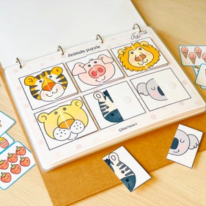 Toddler Learning Binder Printable Toddler Busy Book Girl Version ...