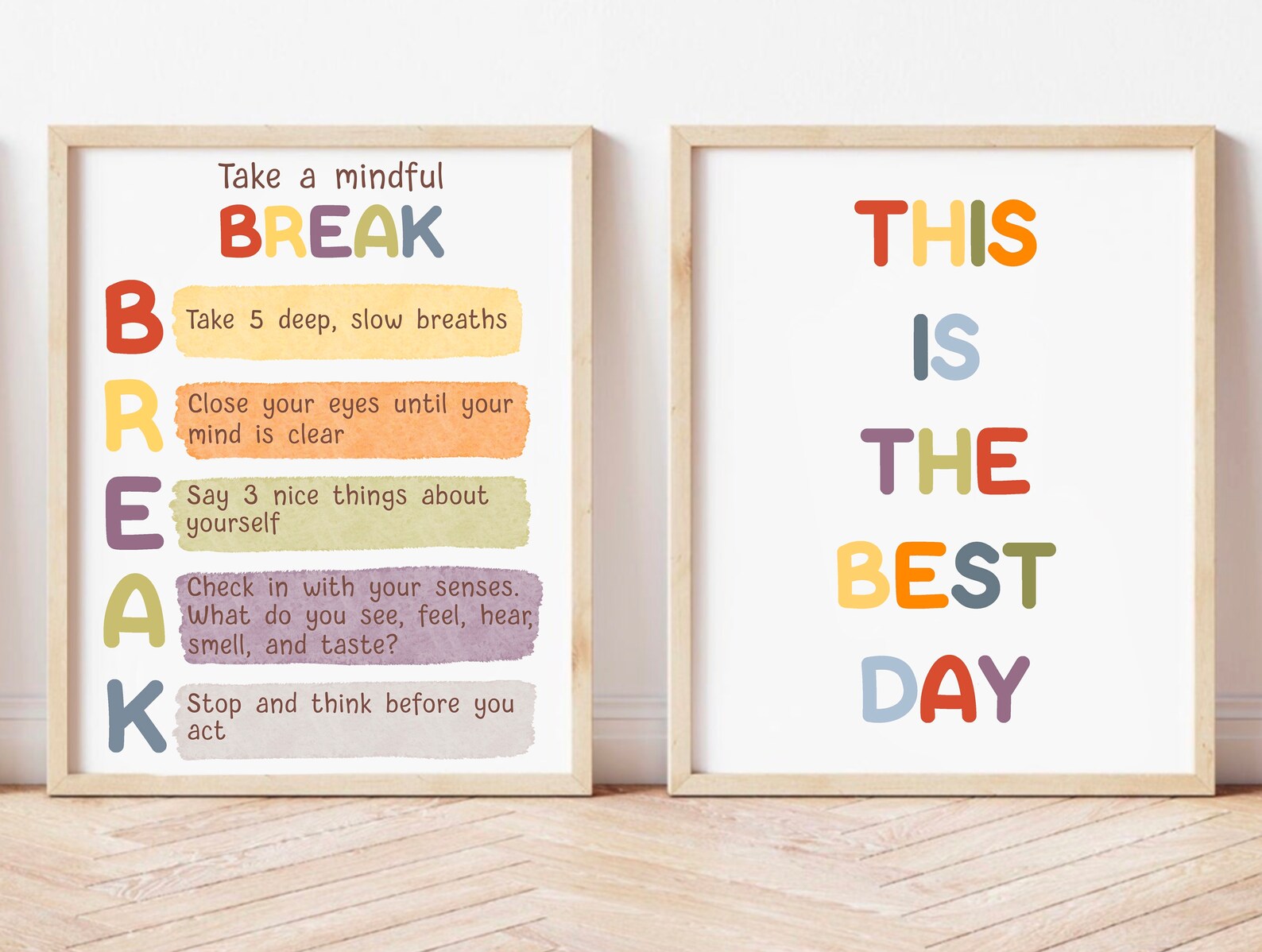 School Counseling Posters Calm Down Corner Downloadable Prints Social ...