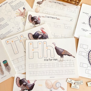 Turkey Unit Study Fall Homeschool Learning Materials Charlotte Mason ...