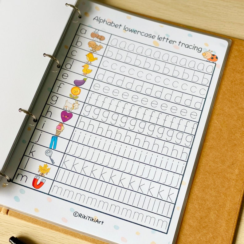 Alphabet Busy Book Printable ABC Quiet Book Toddler Busy - Etsy