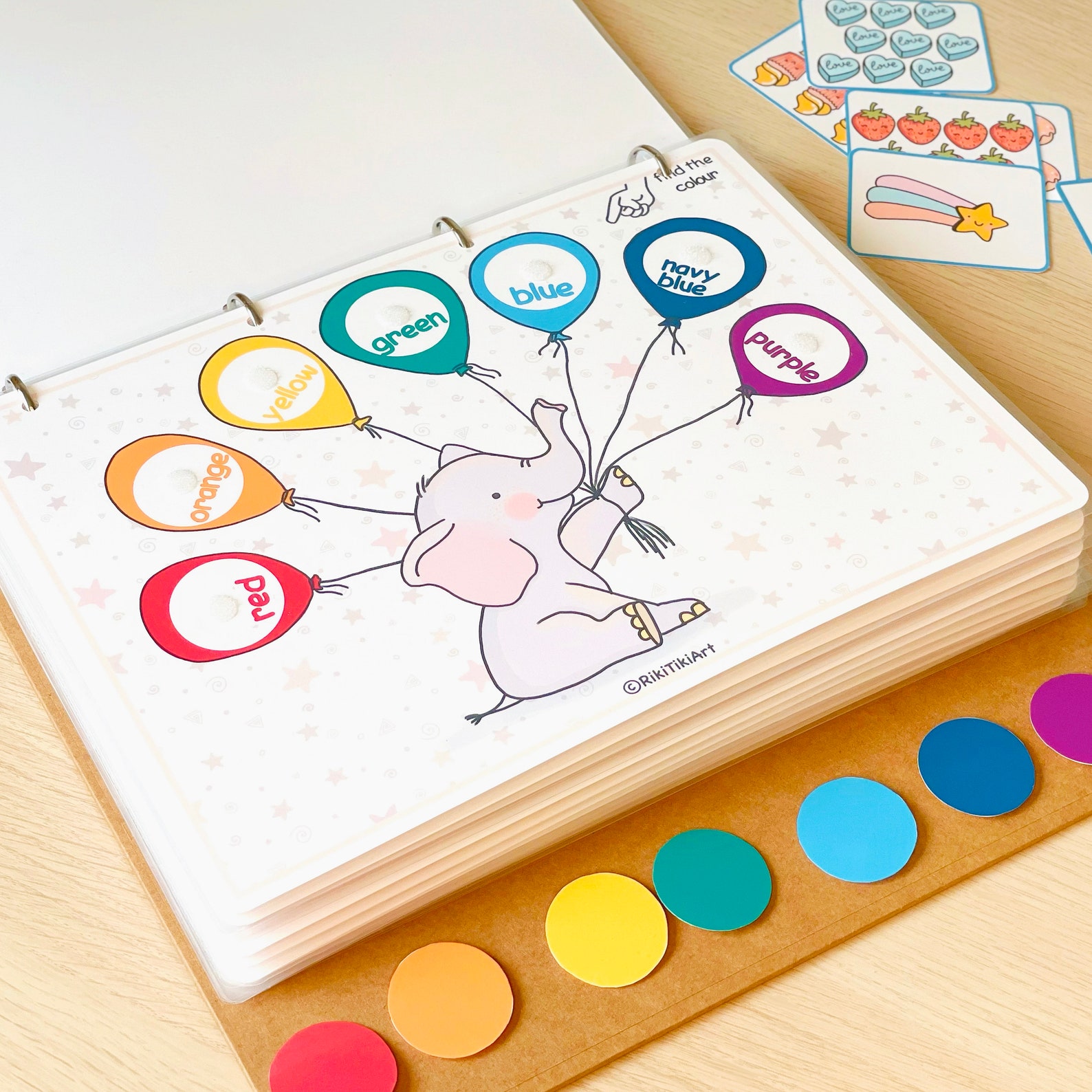 Toddler Learning Binder Printable Toddler Busy Book Girl Version ...