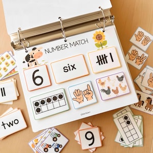 Montessori Busy Book Preschool Activity Book, Printable Toddler ...