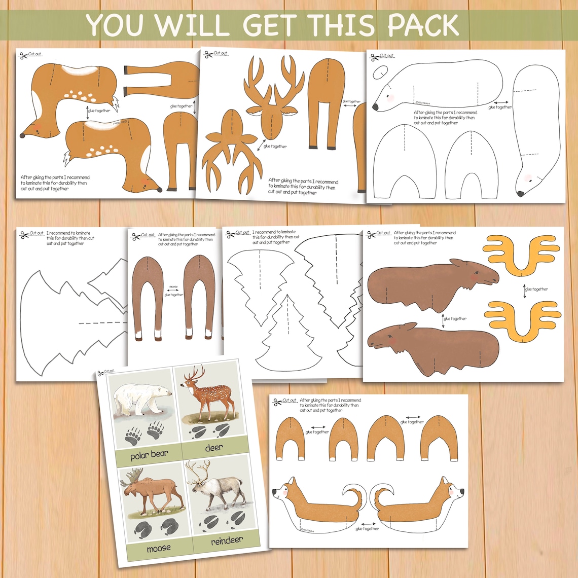 Winter Paper Activities Printable Kids Activity DIY Paper | Etsy