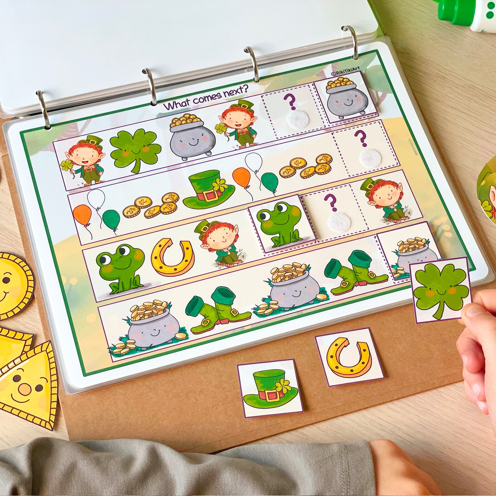 St Patricks Day Busy Book Printable Toddler Learning Binder - Etsy