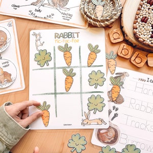 Rabbit Unit Study Homeschool Printables Easter Bunny Spring Learning ...