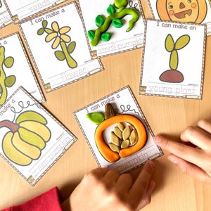 Pumpkin Play Dough Mats: Fall Fine Motor Activity (digital Download) - Etsy
