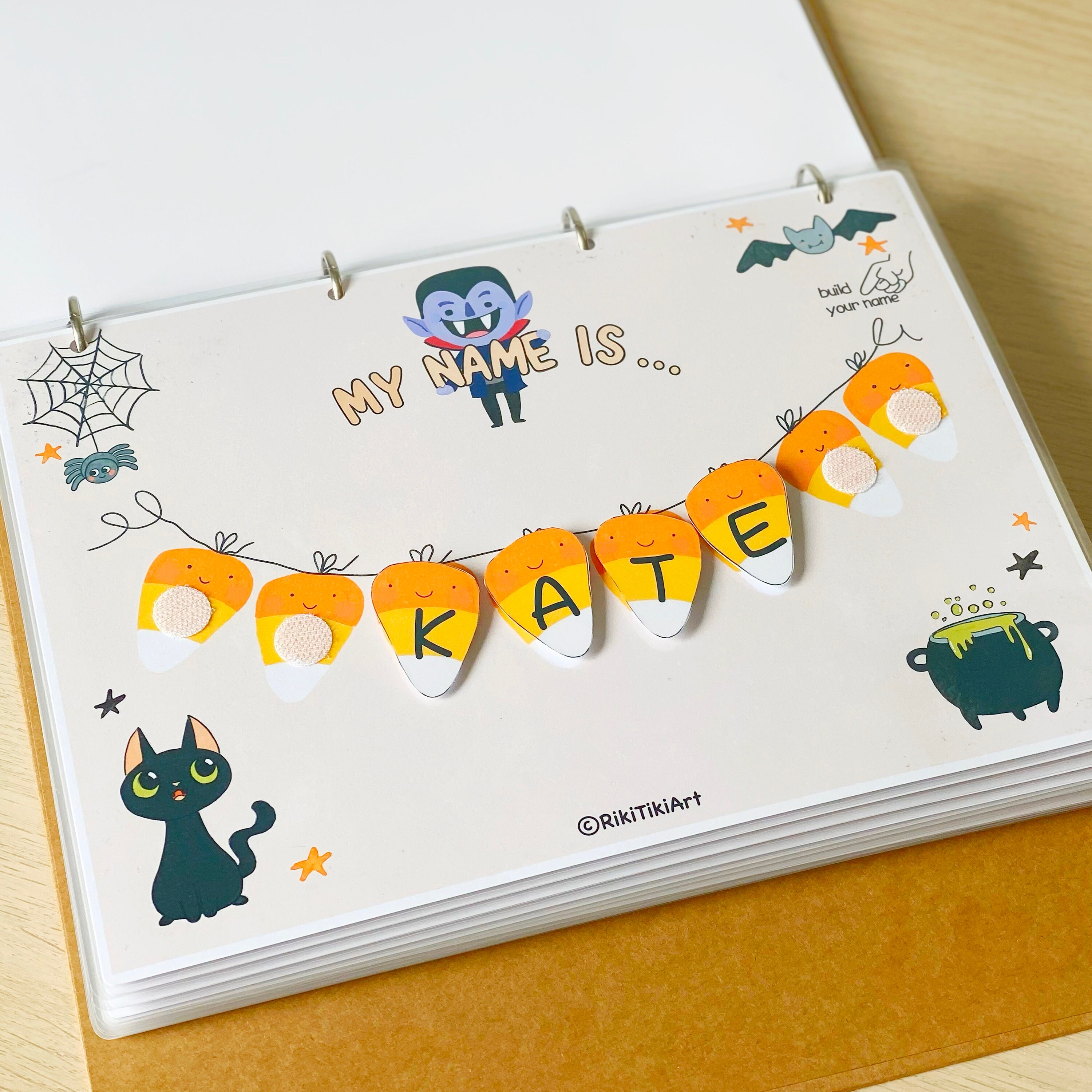 Halloween Busy Book Printable Toddler Learning Book Halloween ...