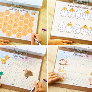 Farm Busy Book Printable Toddler Activities Montessori Homeschool ...