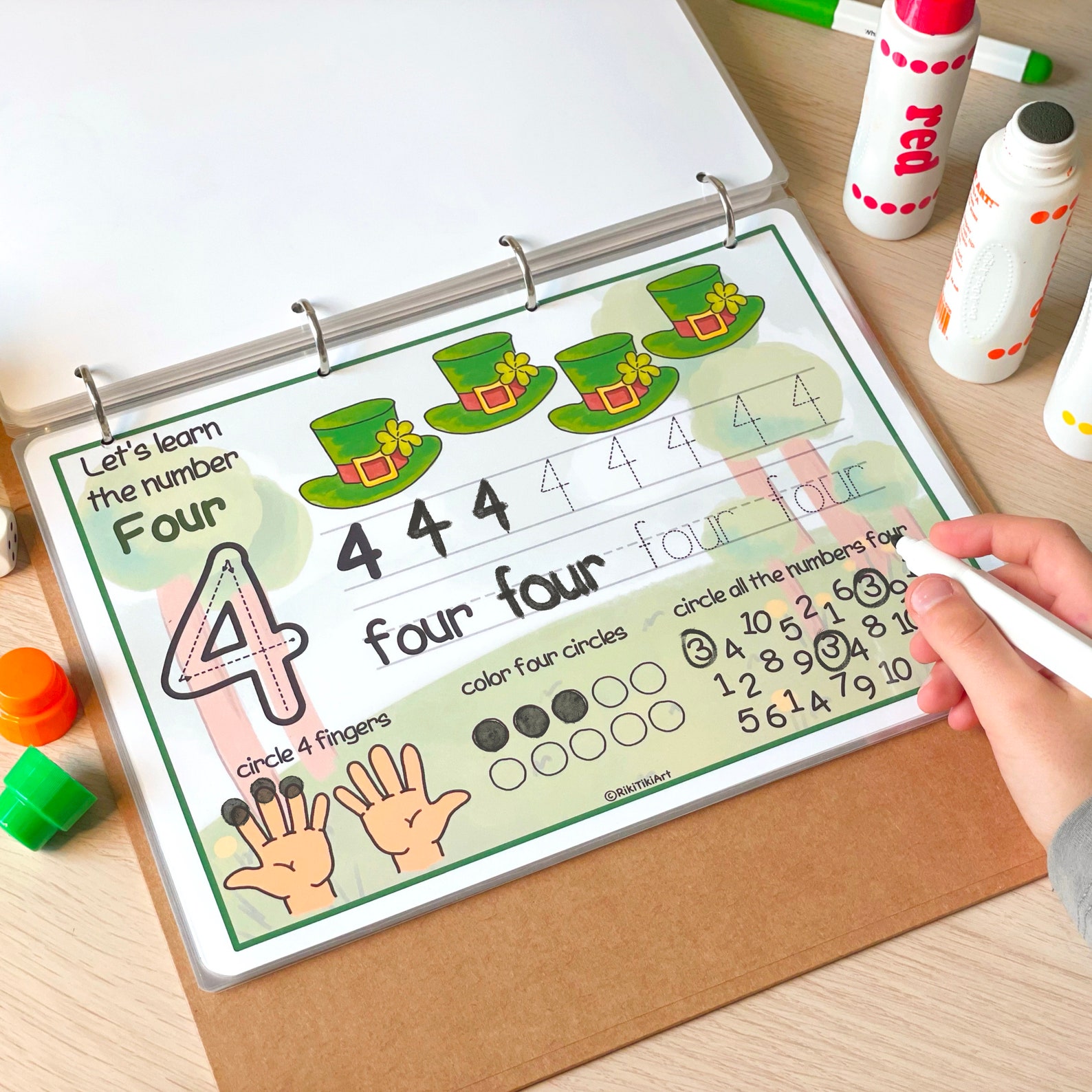 St Patricks Day Busy Book Printable Toddler Learning Binder - Etsy
