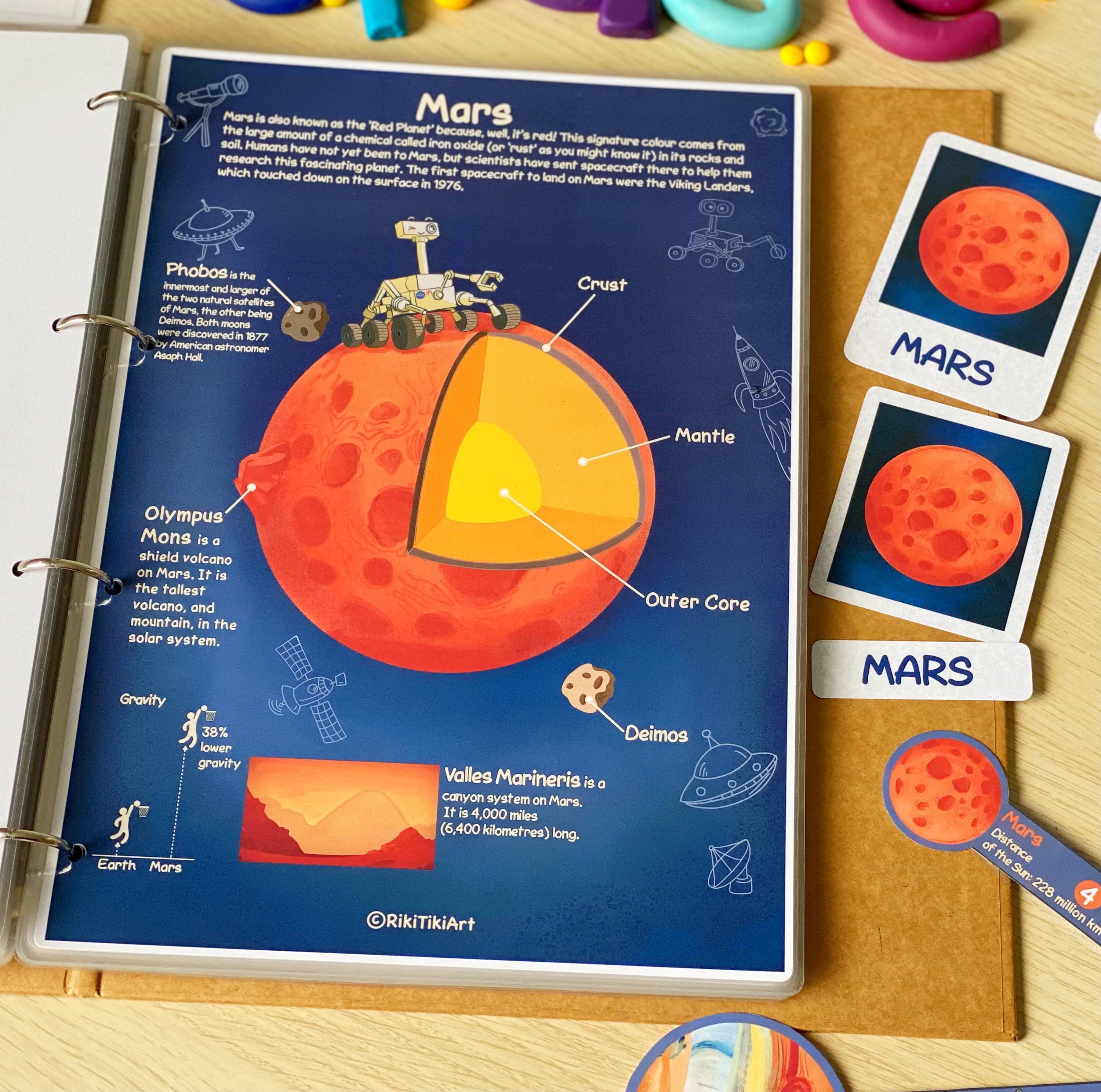 Solar System Busy Book Outer Space Learning Binder | Etsy